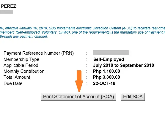 How to Pay SSS Contributions Using PRN Generated Form