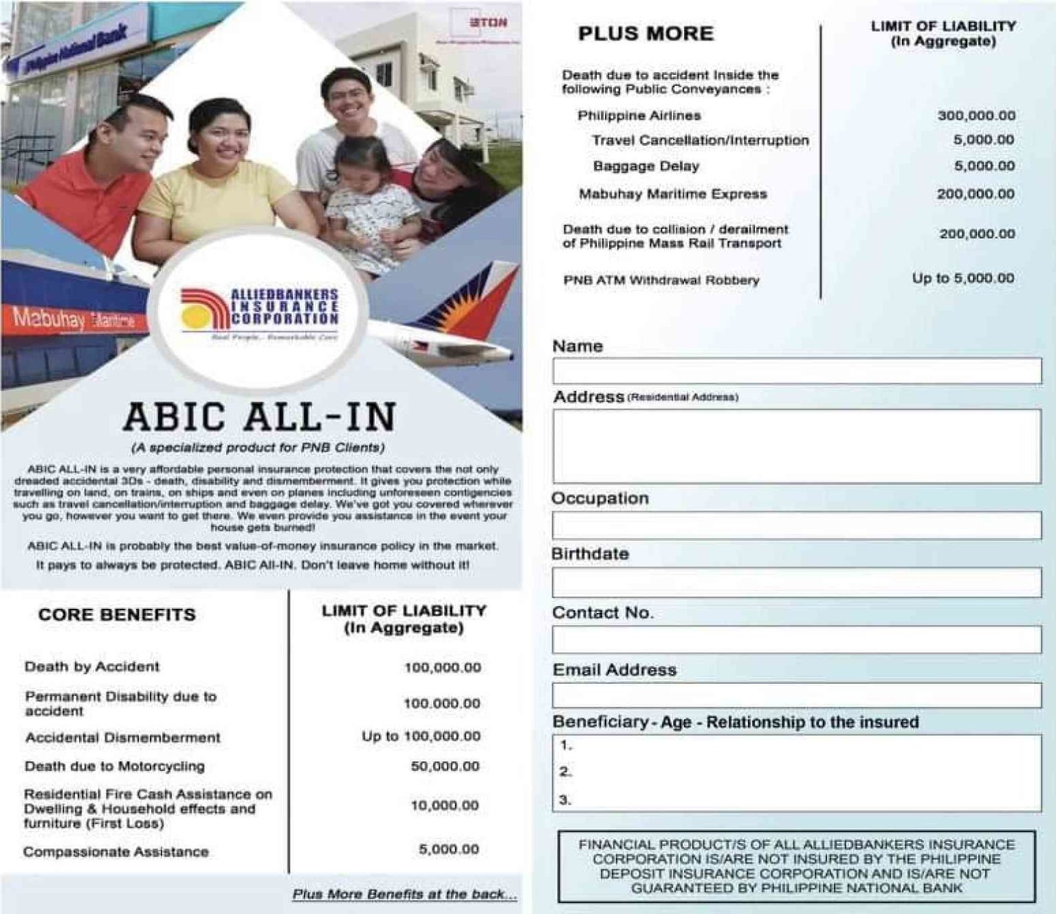 This Personal Accident Insurance in the Philippines is Only P888